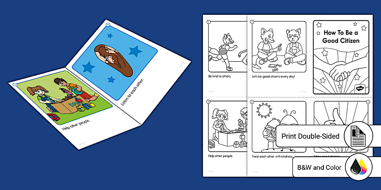 How To Be a Good Citizen Emergent Reader - Twinkl