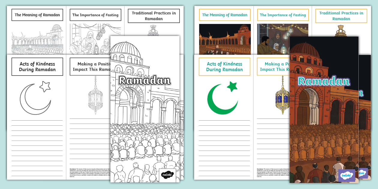 Ramadan Leaflet Template - Twinkl Ireland