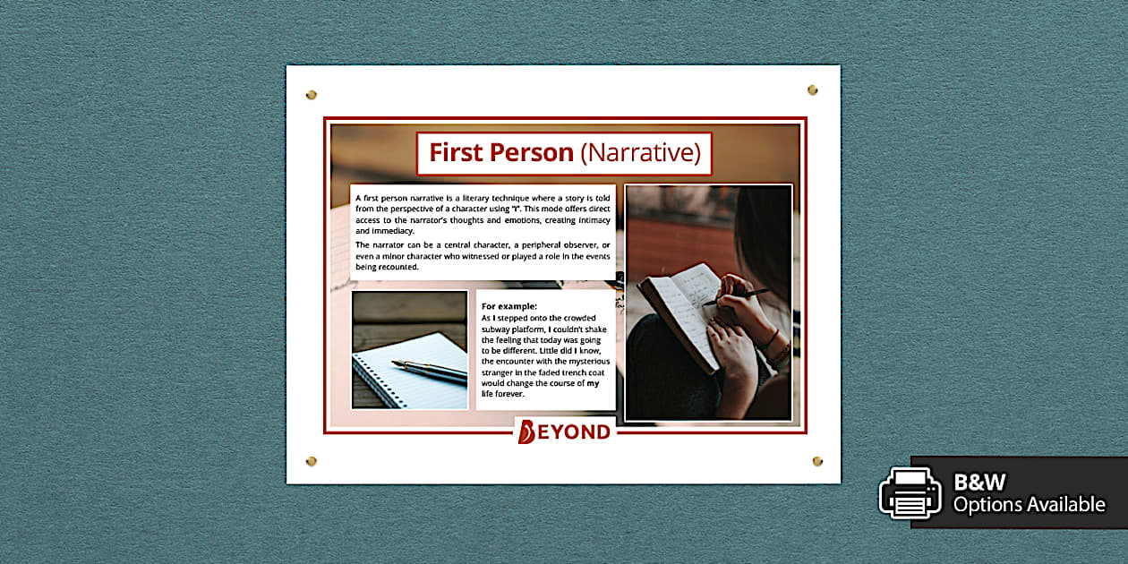 First Person Narrative Display | Twinkl Ireland - Twinkl