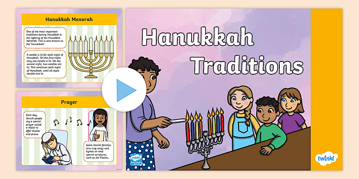 Hanukkah Traditions PowerPoint (teacher made) - Twinkl