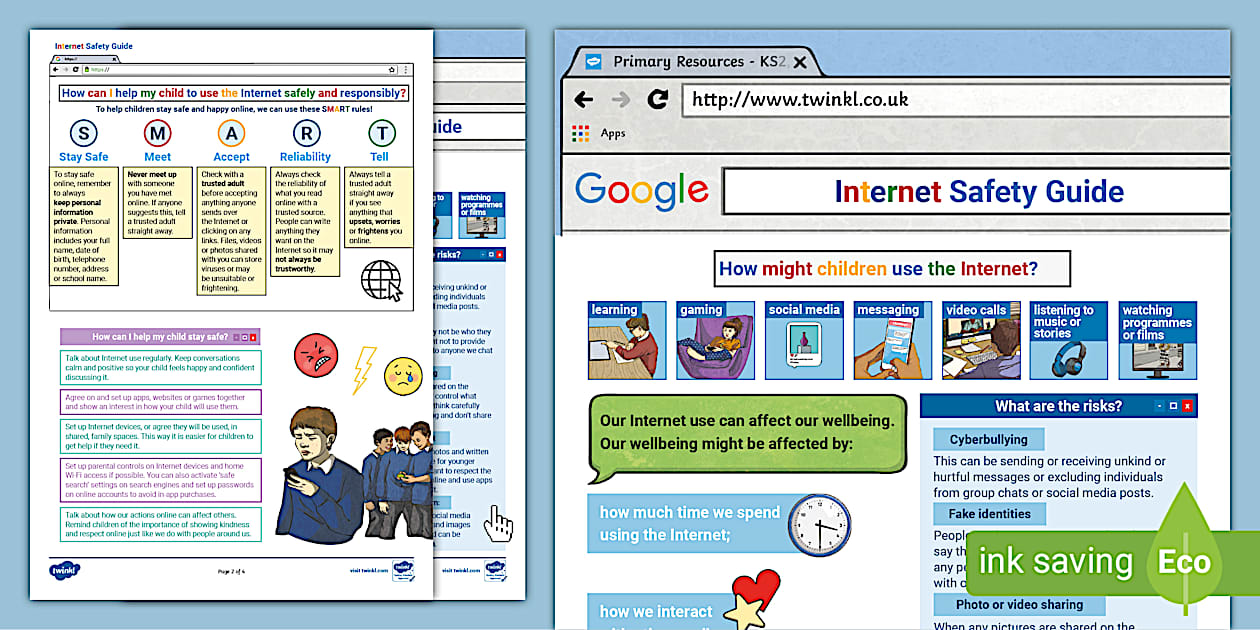 KS2 Internet Safety Guide for Parents and Carers - Twinkl