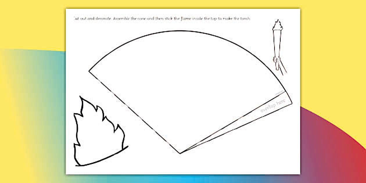 Make Your Own Olympic Torch (Teacher-Made) - Twinkl