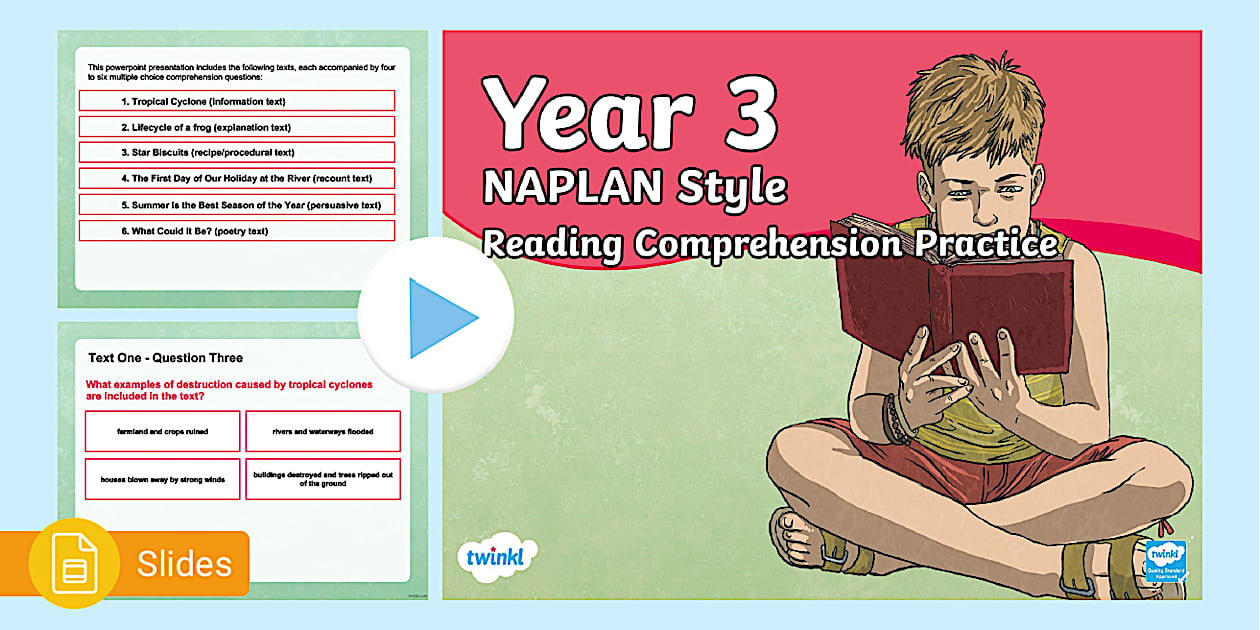 Year 3 NAPLAN Reading Presentation | Primary Resources