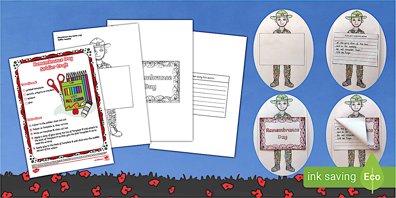 Remembrance Day Soldier Craft