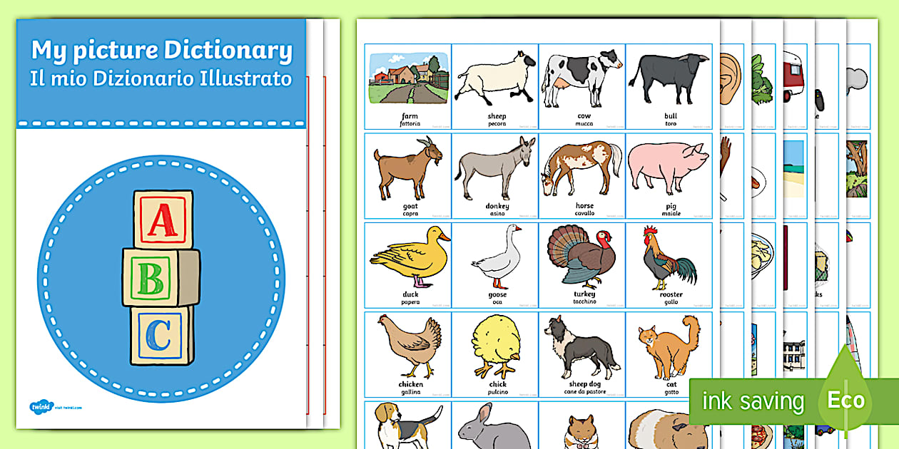 My Picture Dictionary Pack English/Italian - My Picture Dictionary Pack