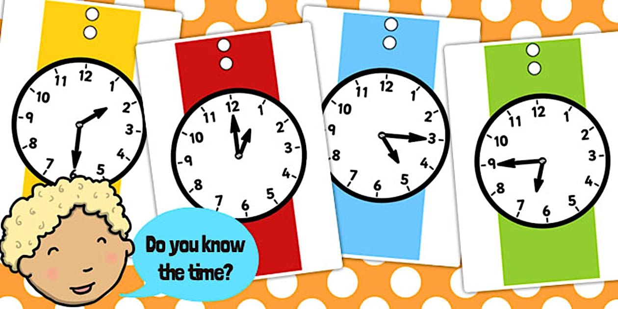 Editable A4 Analogue Watch Faces (Hecho por educadores)