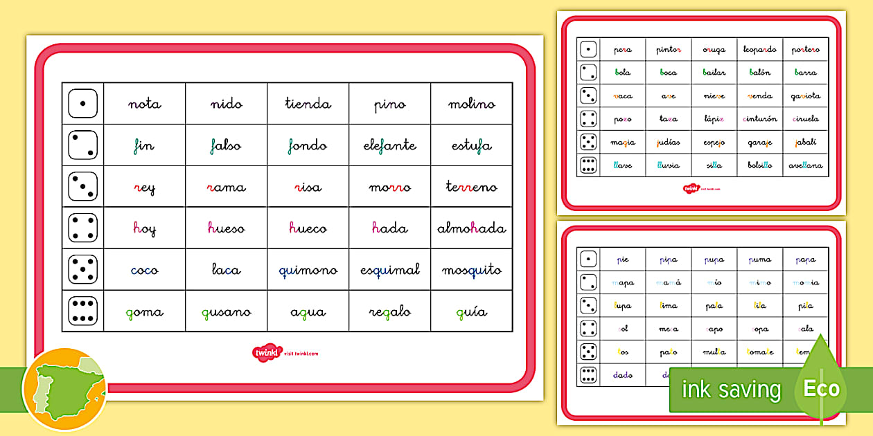 Tira y lee: Las consonantes - Twinkl
