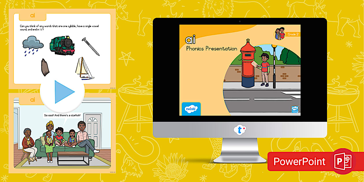 Grade 2 Phonics: ai: PowerPoint Presentation - Twinkl
