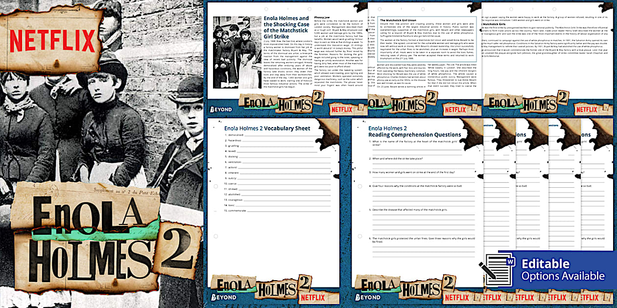 Matchstick Strike | Enola Holmes 2 Resource | Beyond English