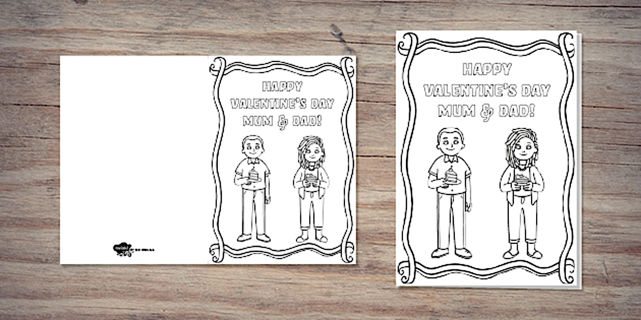 Mum and Dad Valentine's Day Card | Twinkl Party
