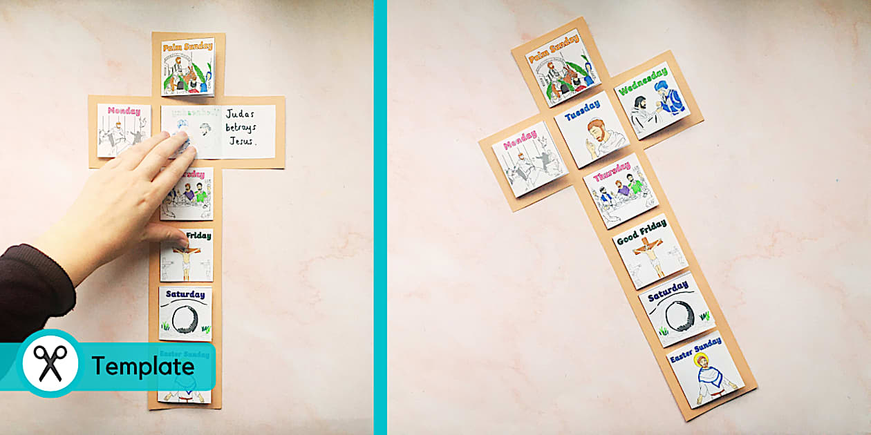 Easter Story Cross Craft | Christian Education | Twinkl USA