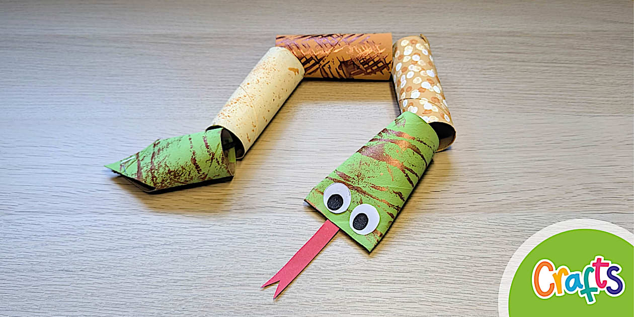 Cardboard Tube Snake Craft (Lehrer gemacht) - Twinkl