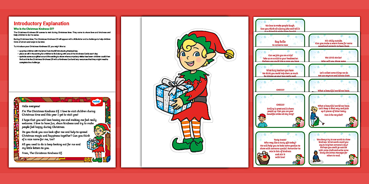 The Christmas Kindness Elf Ideas | Twinkl | EYFS | Christmas