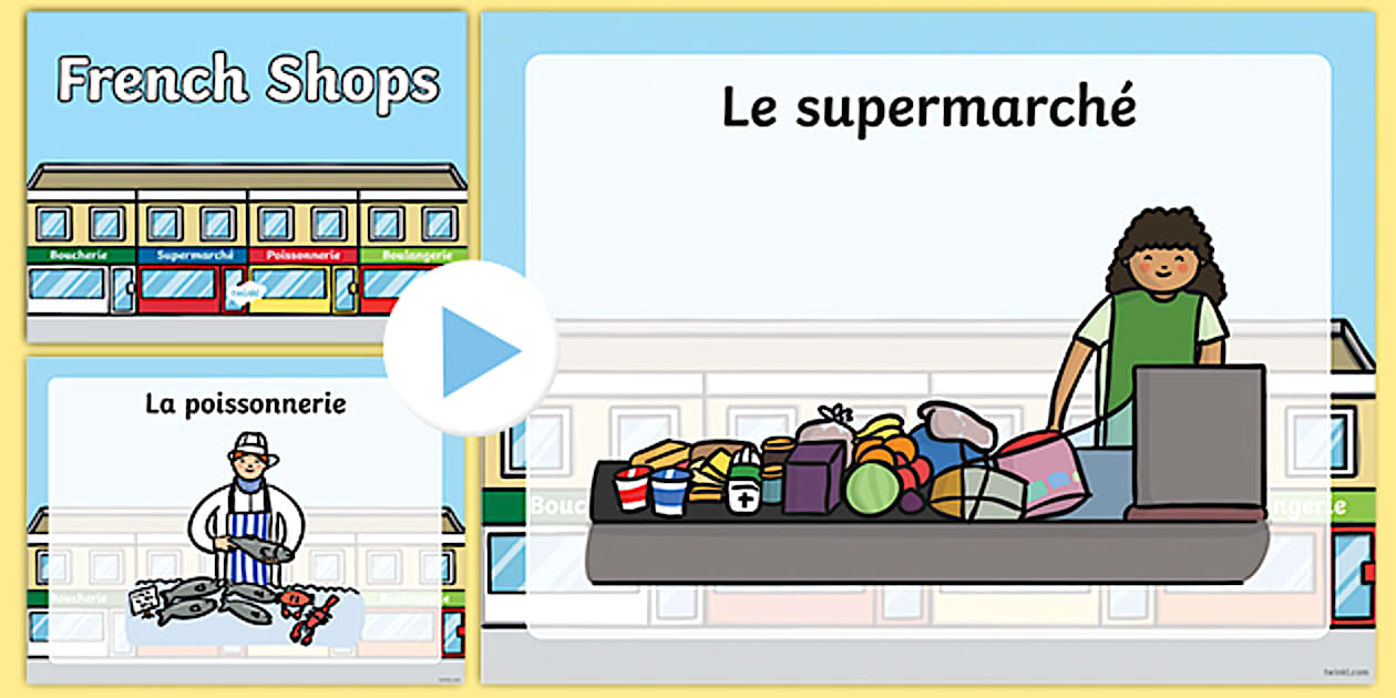 French Shops PowerPoint (teacher made) - Twinkl