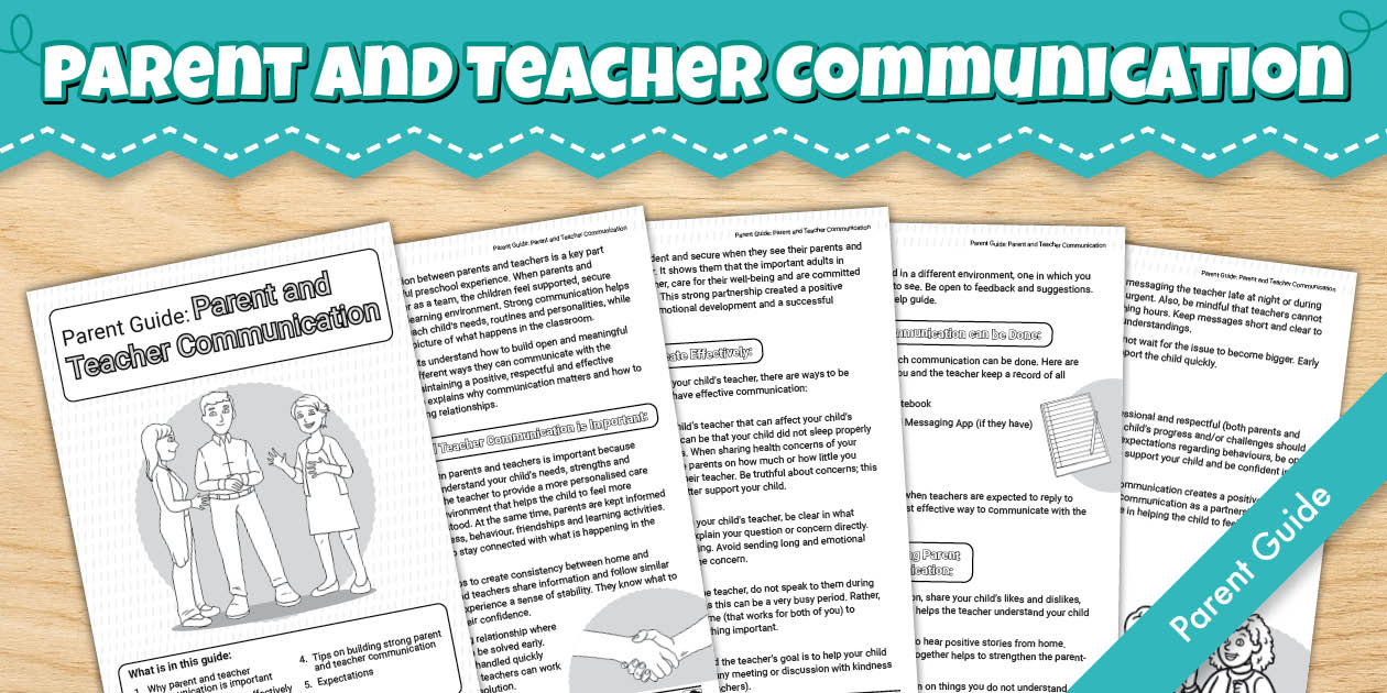 Preschool: Parent Guide - Parent and Teacher Communication