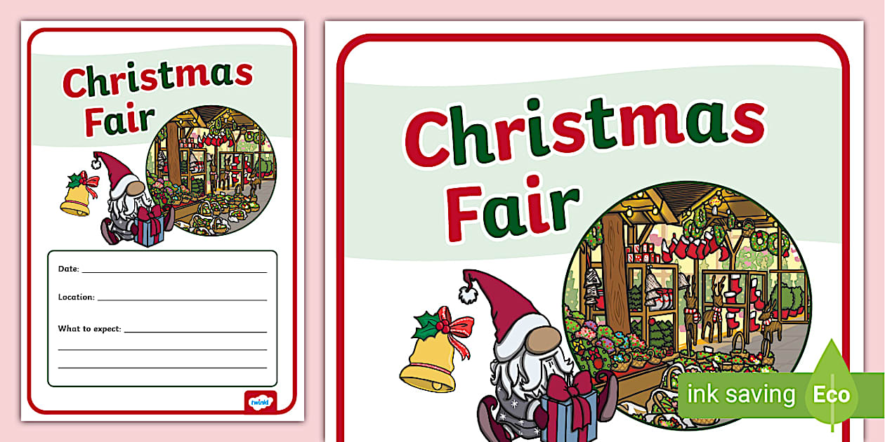 Christmas Fair Poster (teacher made) - Twinkl