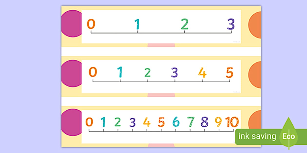Count The Spots Number Lines - Twinkl