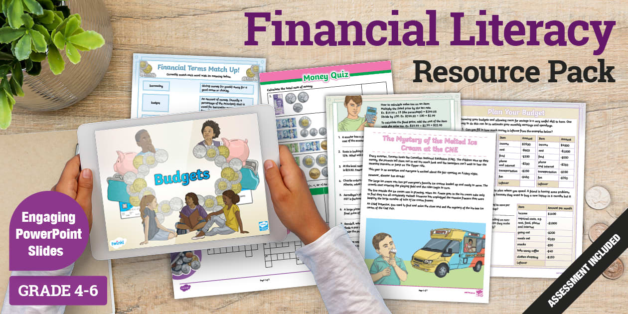 Grade 4-6 Financial Literacy Resource Pack
