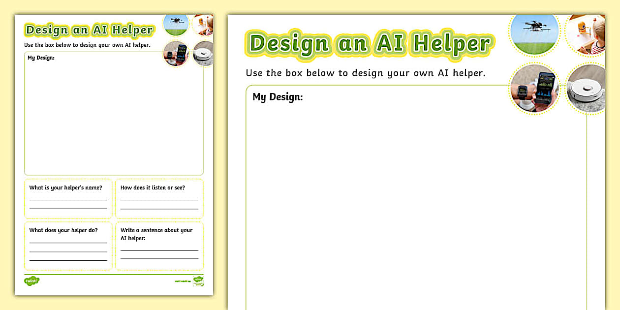 Design an AI Helper (teacher made) - Twinkl
