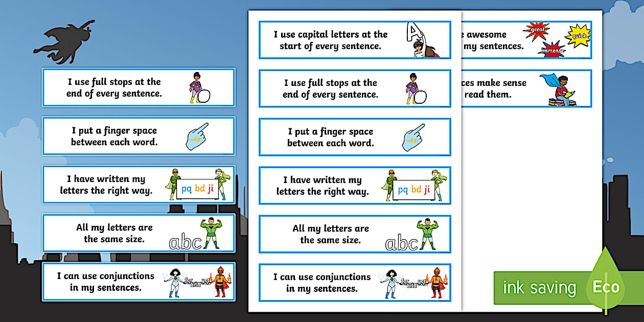 NSW How to Make a Super Sentence Editable Bookmarks - Twinkl