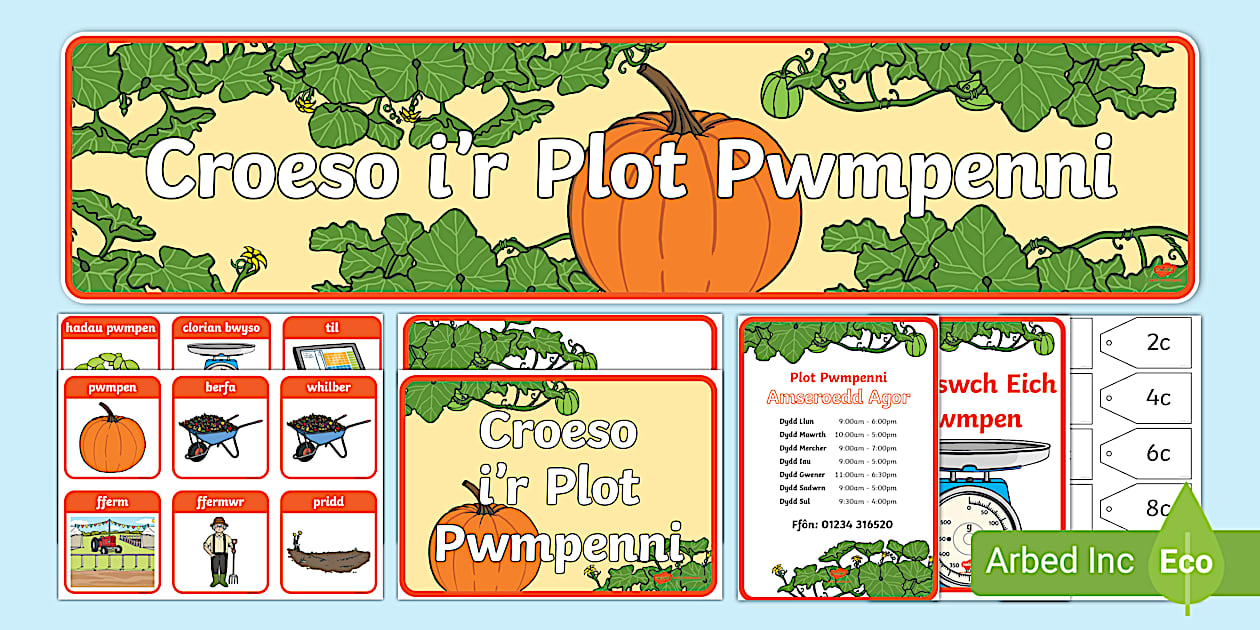 Pecyn Chwarae Rôl Plot Pwmpenni (teacher made) - Twinkl