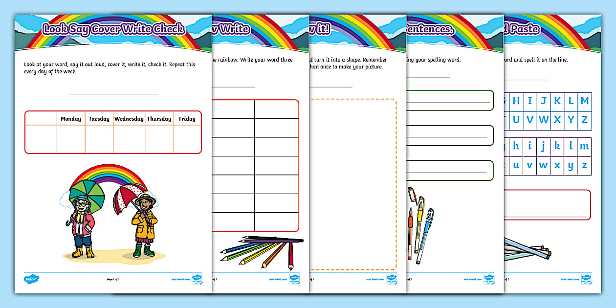 Foundation Spelling Activities (AUTOFILL) (teacher made)