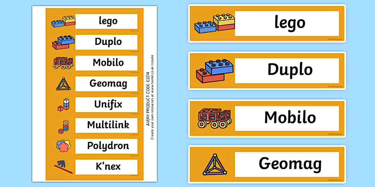 👉 Editable Construction Area Resource Labels (Red)