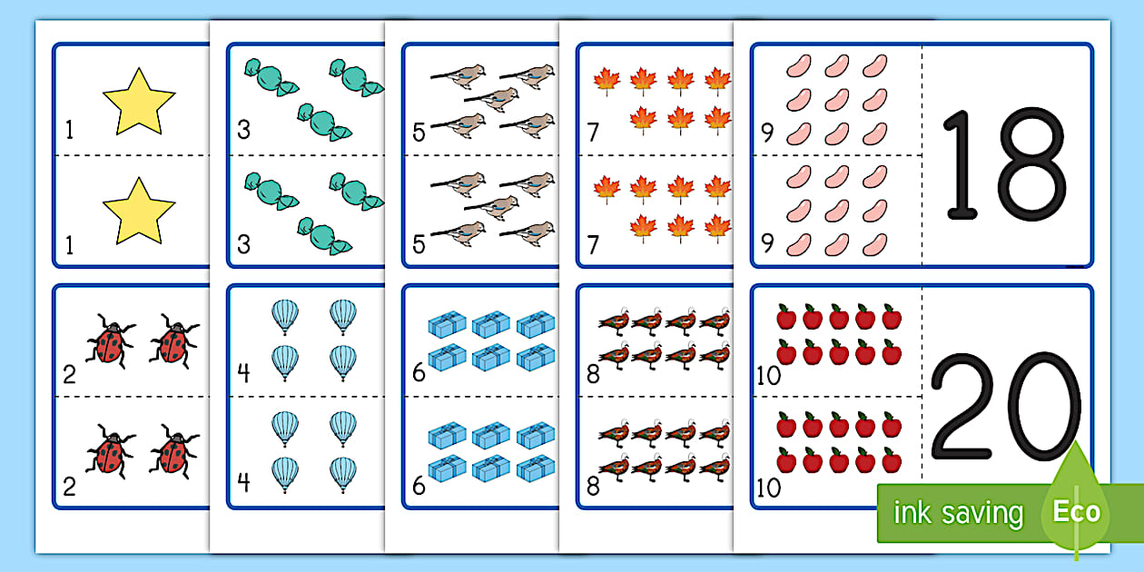 Doubling Matching Worksheet (teacher made) - Twinkl