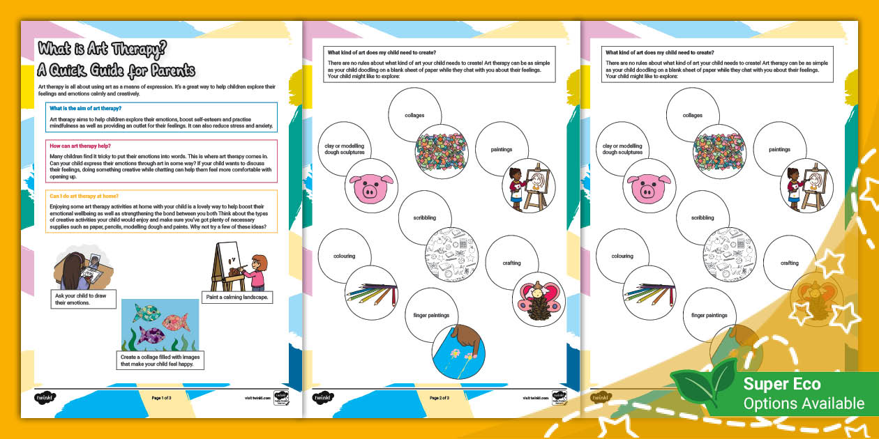 What is Art Therapy? A Quick Guide for Parents - Twinkl