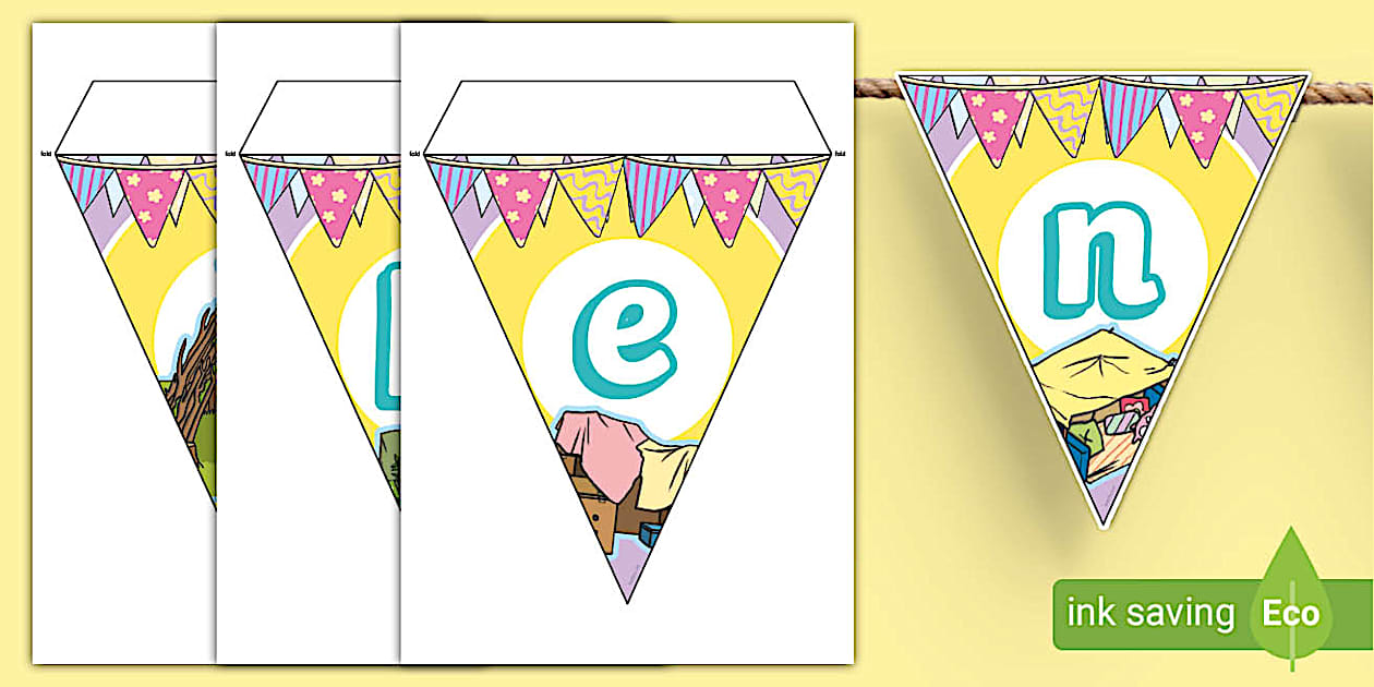 Den-Building Area Display Bunting