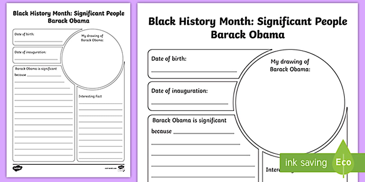 Barack Obama Writing Frame