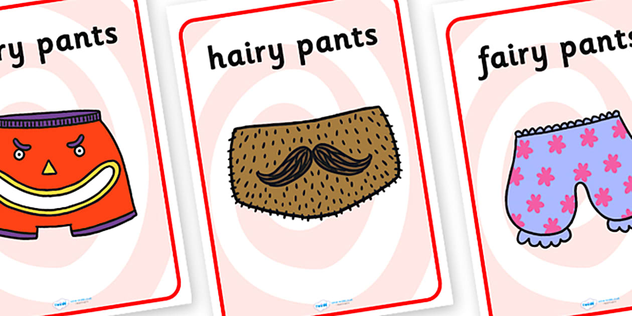 Story Display Posters to Support Teaching on Pants - Twinkl