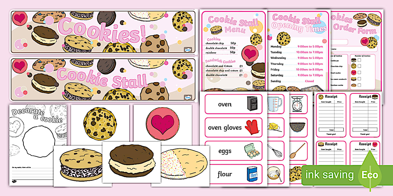 Cookie Stall Role Play Pack - EYFS (teacher made) - Twinkl