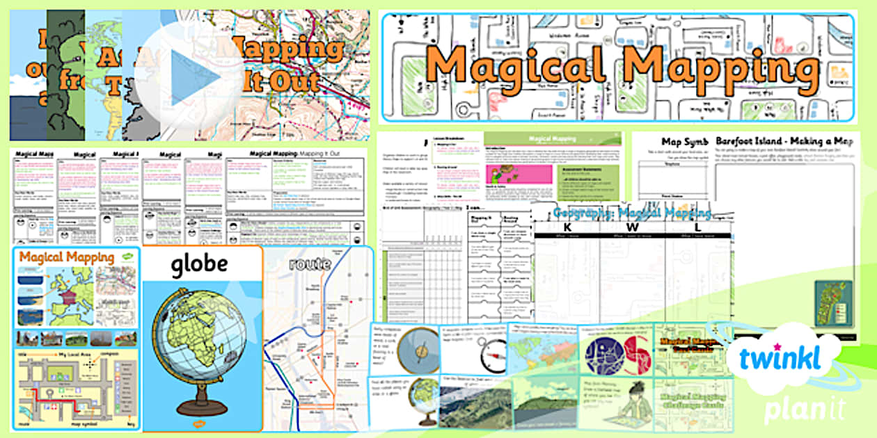 Map Skills Lesson Plans - Geography - Magical Mapping