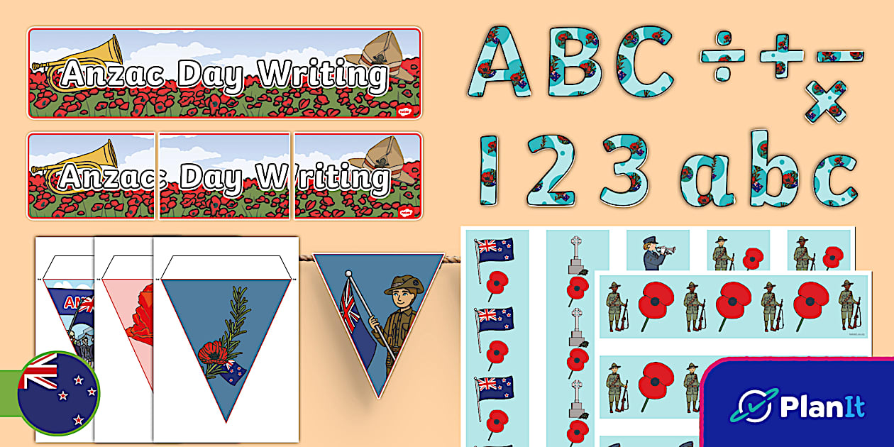 Phase 1: Anzac Day Letter Writing Optional Display Resources