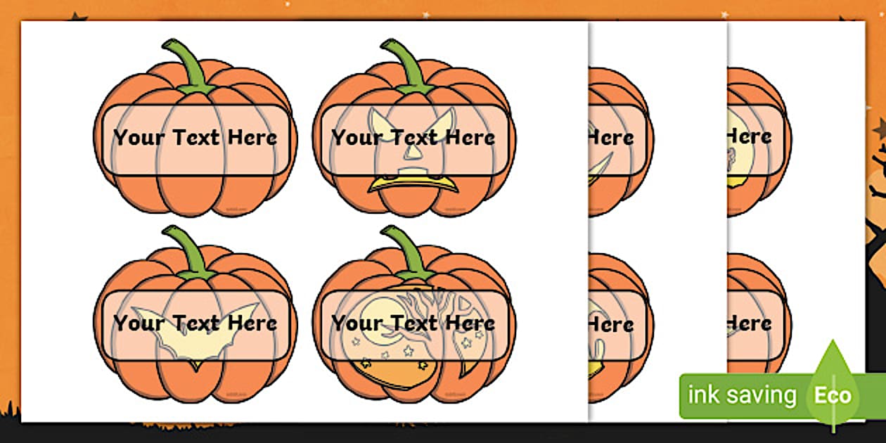 Editable Pumpkin Pictures | Display Resources | Twinkl