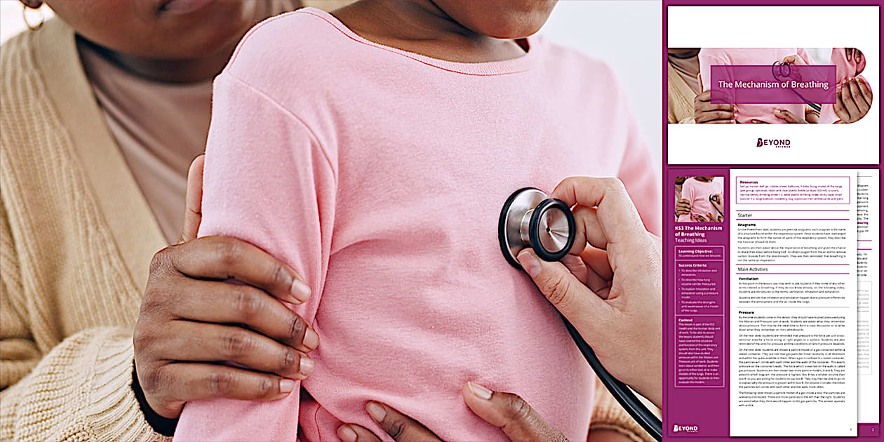 The Mechanism of Breathing Lesson Pack | Beyond Science