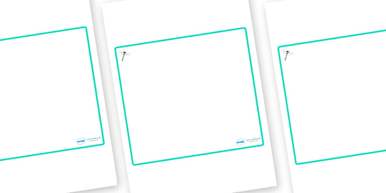 Dragonfly Themed Editable Classroom Area Display Sign