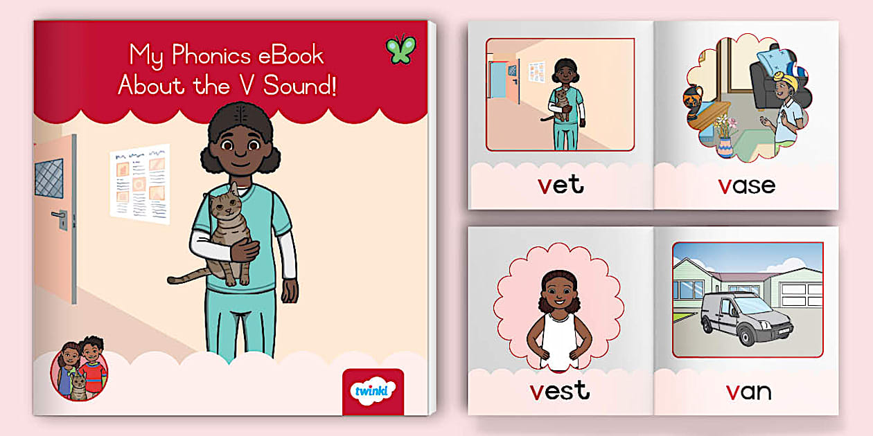 Grade R Phonics eBook: V Sound (teacher made) - Twinkl
