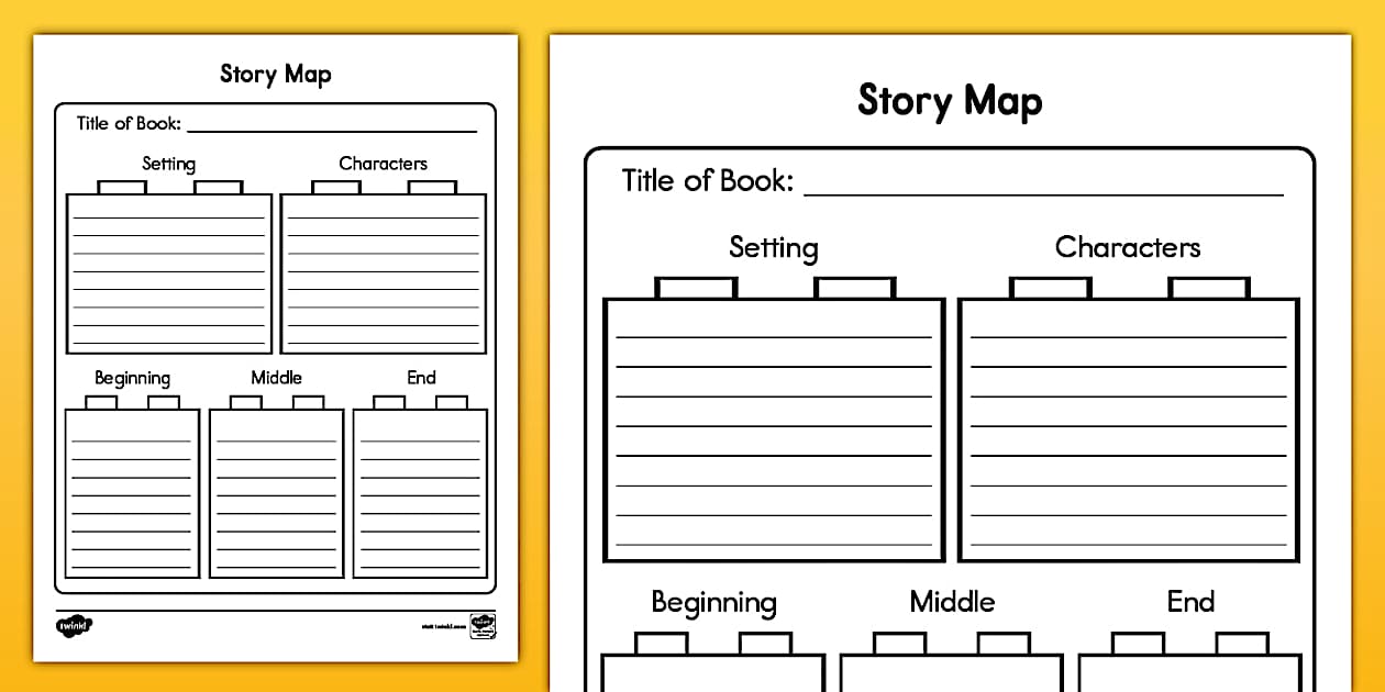 Story Map for K-2nd Grade (teacher made) - Twinkl