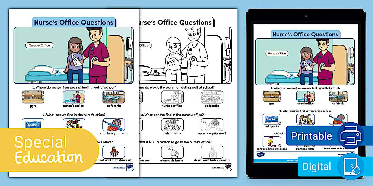 Life Skills: Nurse’s Office for Special Education - Twinkl