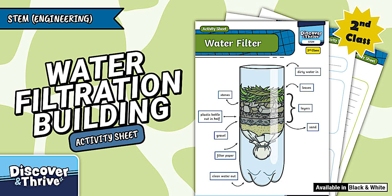STEM Water Filtration Activity Sheet