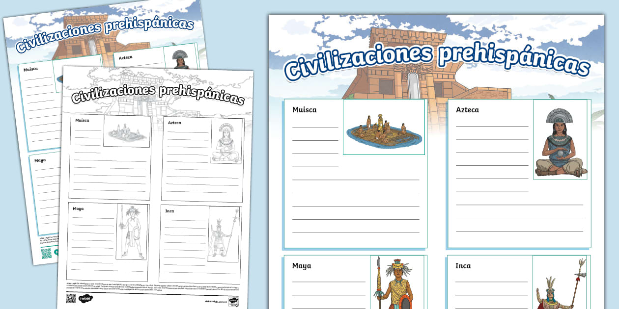 Ficha de investigación: Civilizaciones prehispánicas