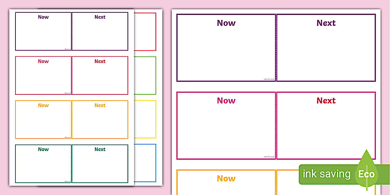 Now and Next Lanyard Cards - Inclusion (teacher made)