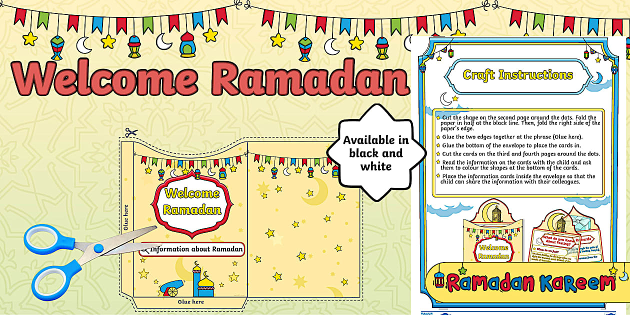 Welcome Ramadan Craft Activity