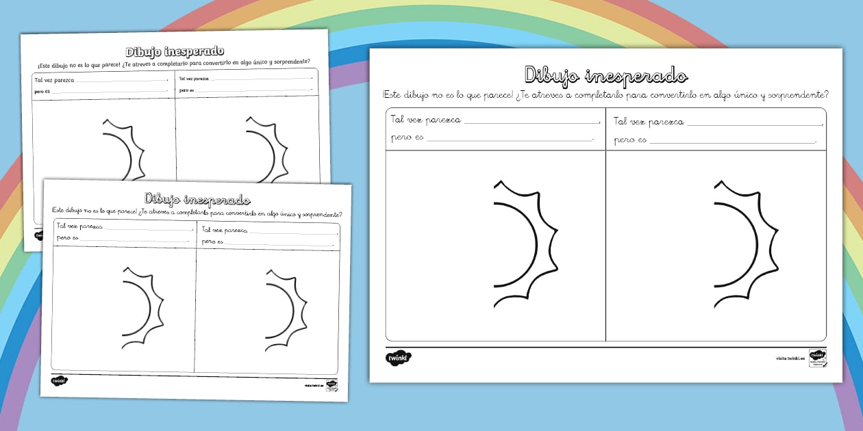 Dibujo creativo: No es un sol - Twinkl