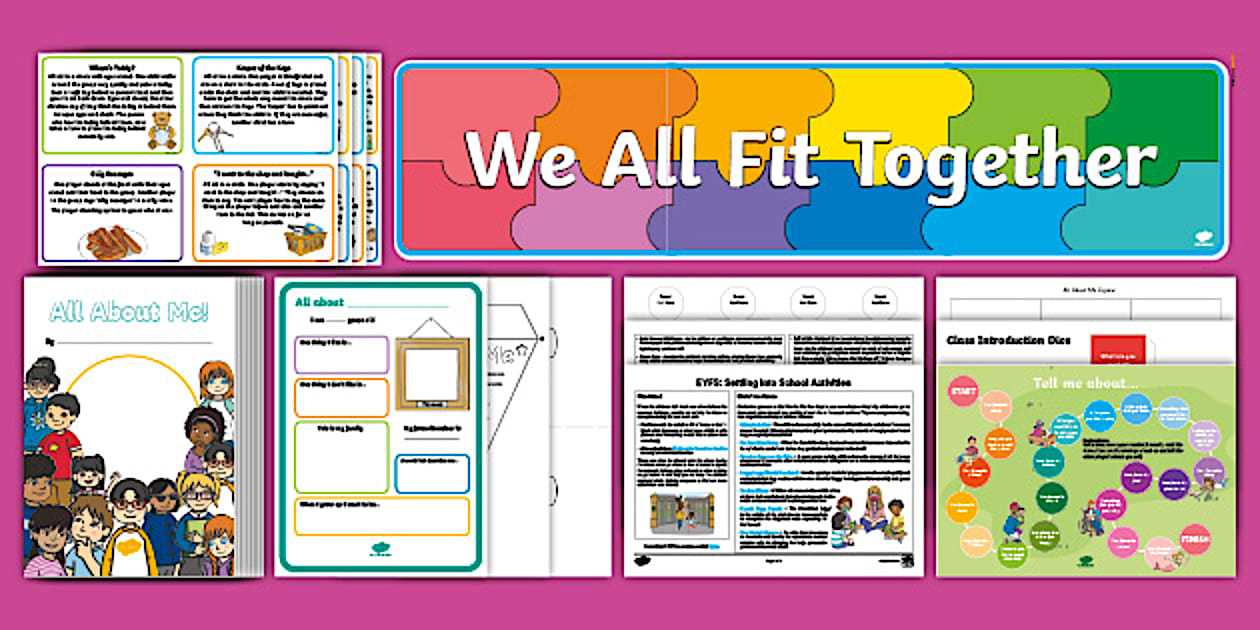 EYFS Getting to Know You Ideas - New Class Pack - Twinkl