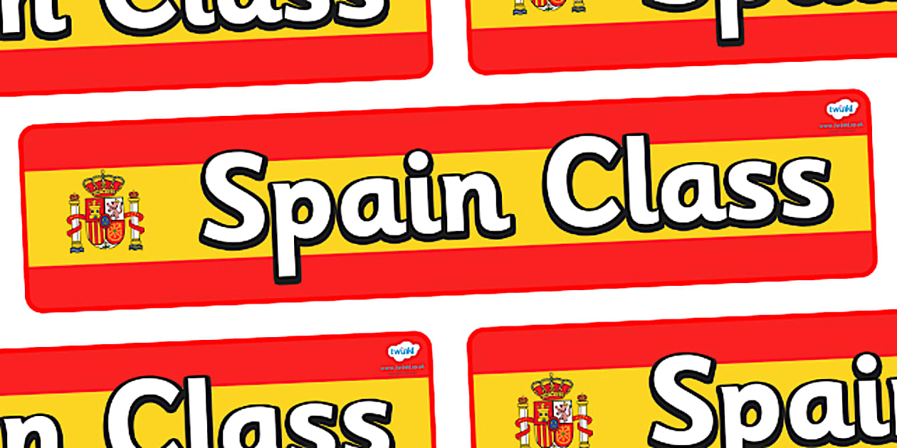 Spain Themed Classroom Display Banner (teacher made)
