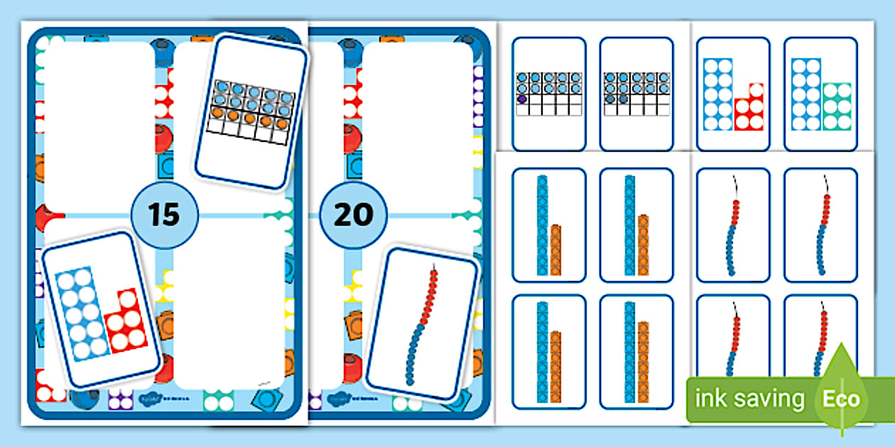 👉 Sorting Number Representations to 20 Activity - Twinkl