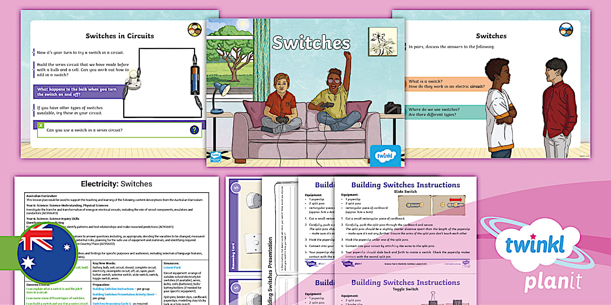 Year 6 Science Electricity Lesson 5 Switches